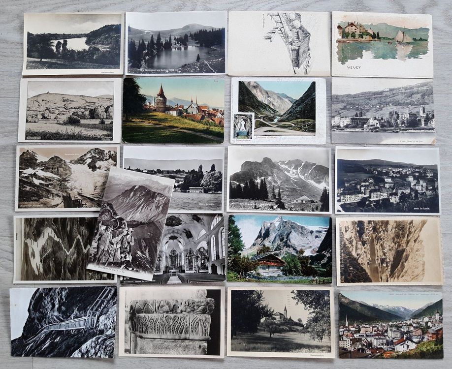 Sammlung 21 antike CH Postkarten | Kaufen auf Ricardo