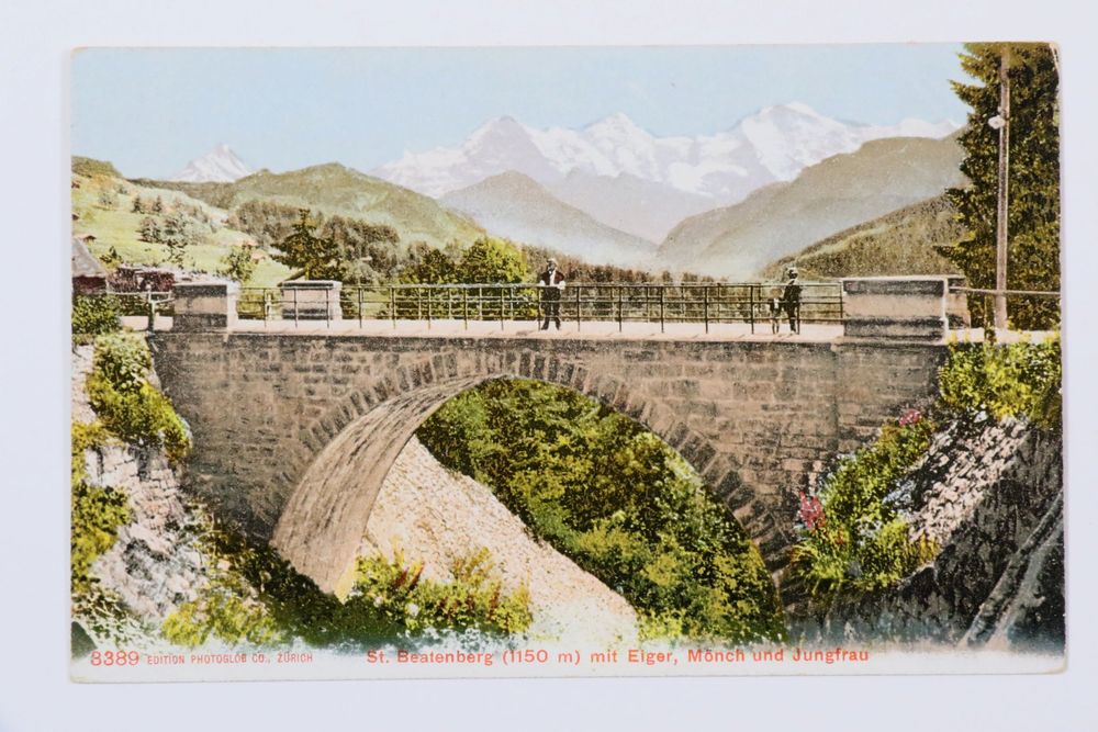 St. Beatenberg mit Eiger Mönch und Jungfrau (Gebraucht) in Hettlingen für CHF 2 – mit Lieferung ...
