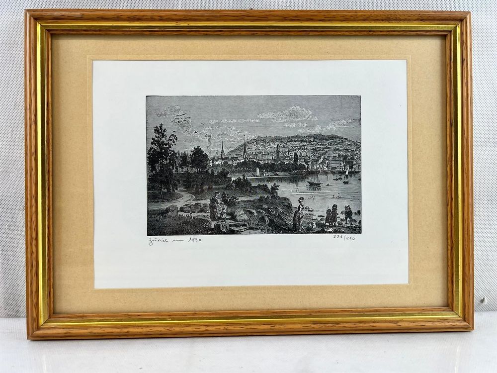 Antike Zürich Lithographie (Gebraucht) in Neuhausen am Rheinfall für CHF 25 – mit Lieferung auf ...