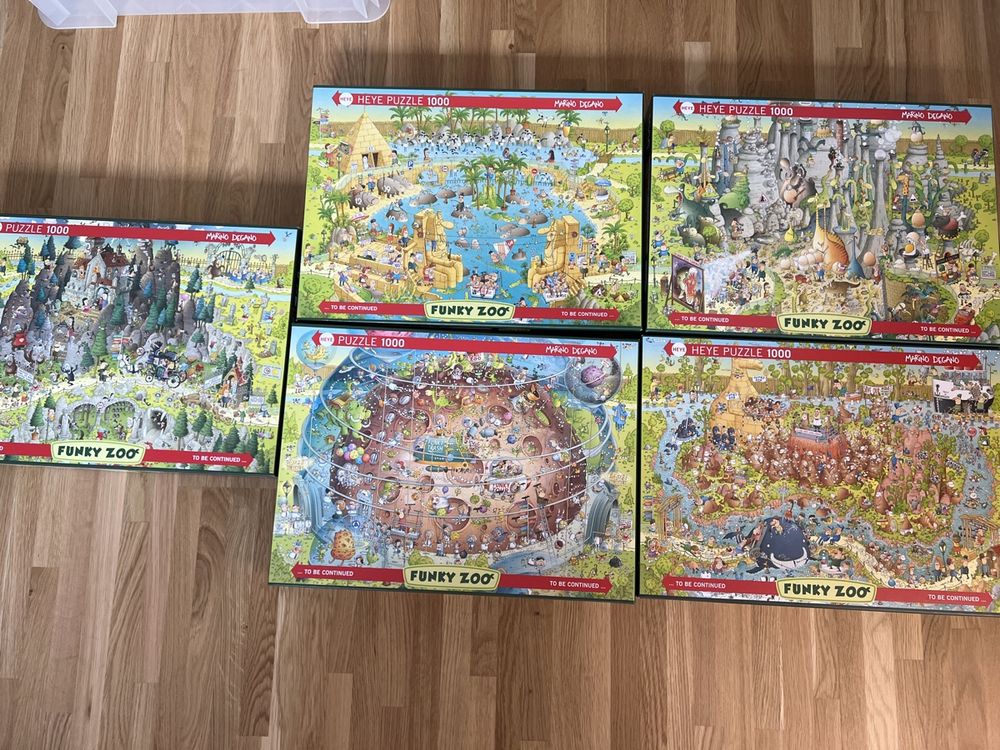 5x 1000er Heye Funky Zoo Puzzle (Gebraucht) in Däniken SO für CHF 35 ...