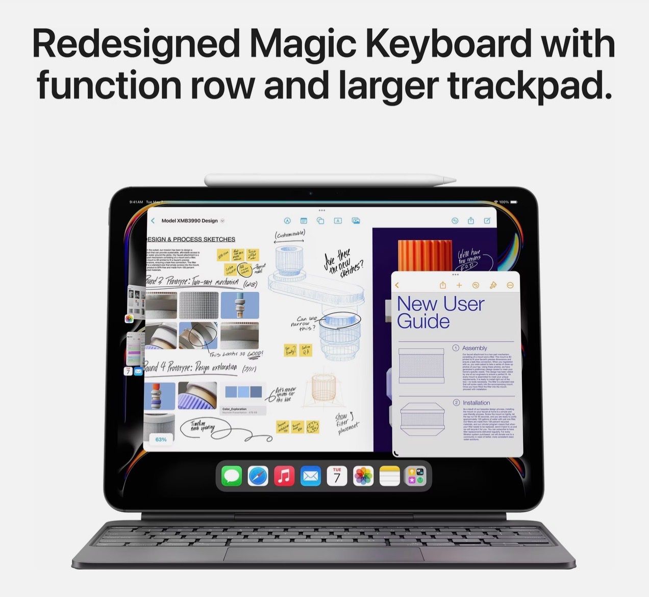 iPad Pro/ M4 / 5G / 11" inkl. Magic Keyb., Folio & Garantie (Gebraucht ...