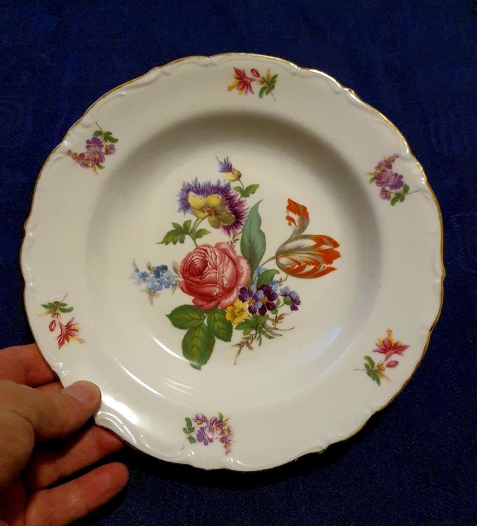 Handbemalt Teller antike service | Kaufen auf Ricardo