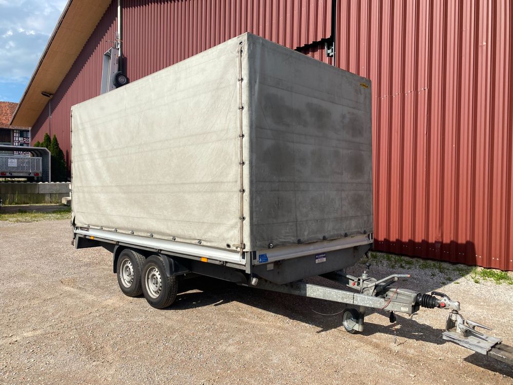 Sachentransportanhänger mit Plane / Humbaur HT 3500 (Gebraucht) in Engwilen für CHF 4200 – mit ...