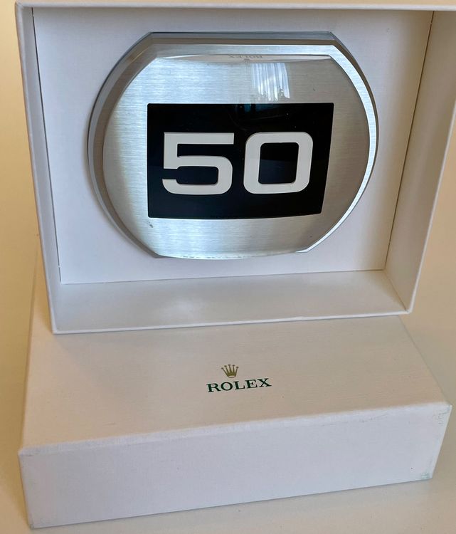 Exklusiver original Rolex Briefbeschwerer Jubiläum (Gebraucht) in Basel ...