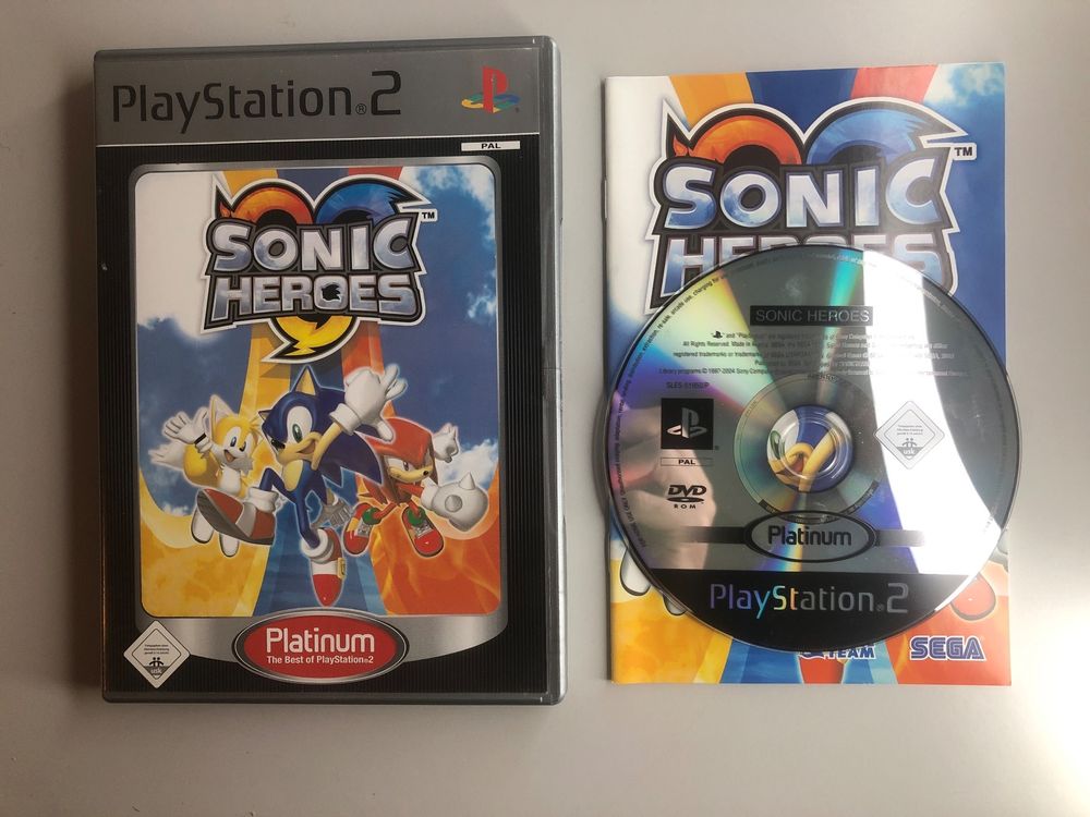Sonic Heroes - PS2 (Gebraucht) in St.gallen für CHF 7 – mit Lieferung auf Ricardo kaufen