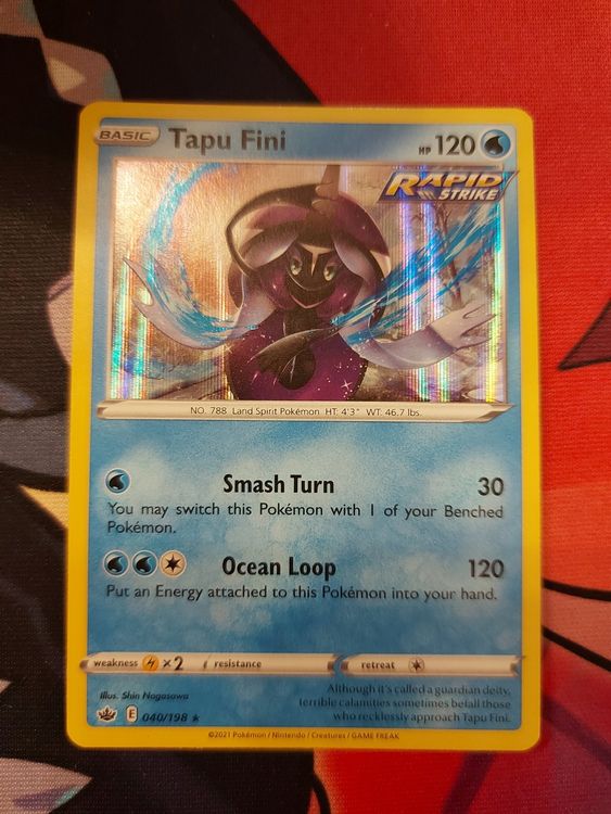 Tapu Fini holo 040/198 chilling reign (Gebraucht) in für CHF 0.8 – mit ...