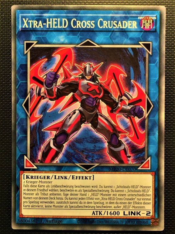 YUGIOH!! Xtra-HELD Cross Crusader | Kaufen auf Ricardo