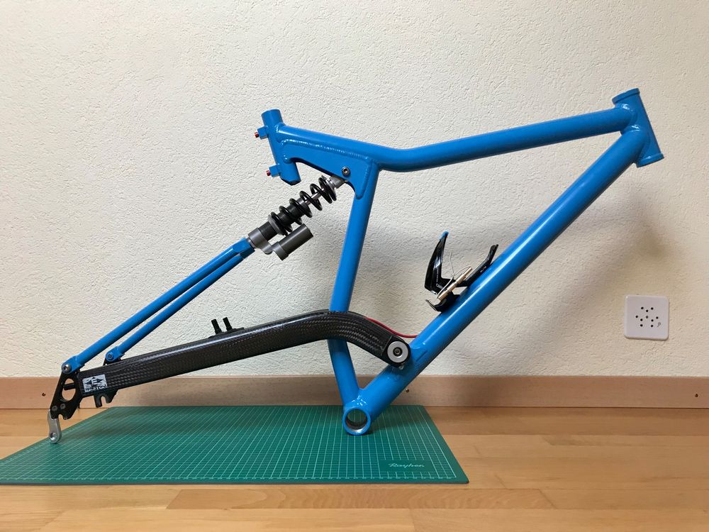 RETRO! Cadre MTB fully Proflex 957 Pro / Alu & Carbon / 47cm | Kaufen auf Ricardo