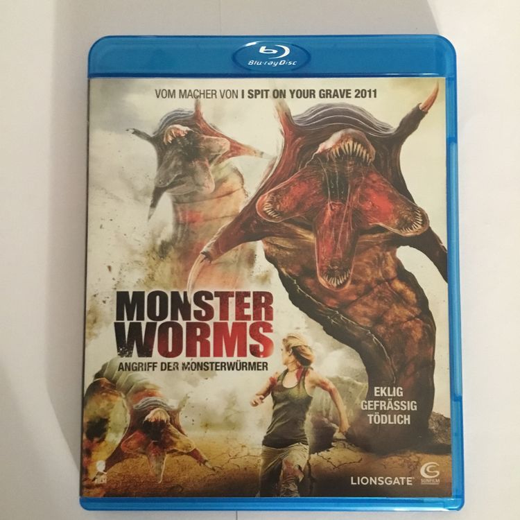 📀 Monster Worms Angriff der Monsterwürmer Blu Ray 📀 (Neu (gemäss Beschreibung)) in Blauen für ...