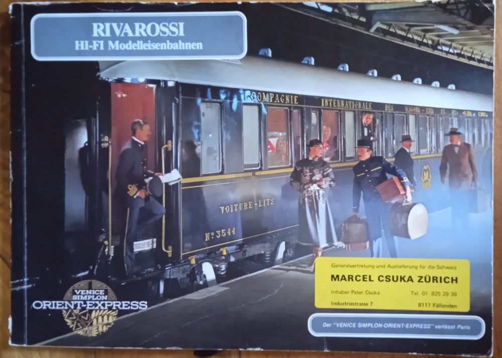 Modelleisenbahnkatalog Rivarossi Spurweiten 0, HO, N 1982 (Gebraucht ...