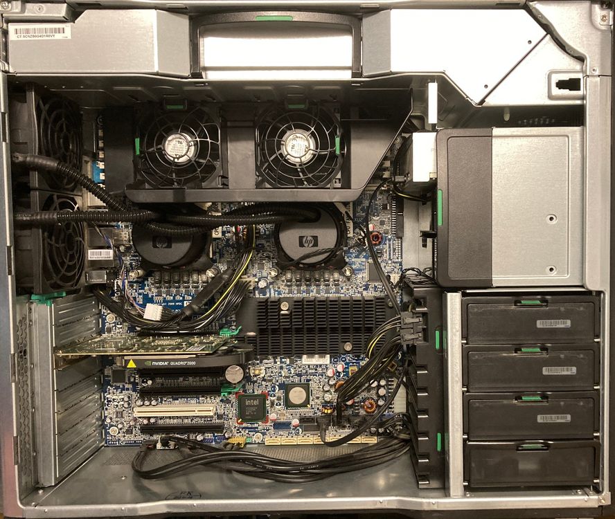 HP Z800 Workstation mit Dual Xeon, 86 GB RAM und 6 TB HDD (Gebraucht ...