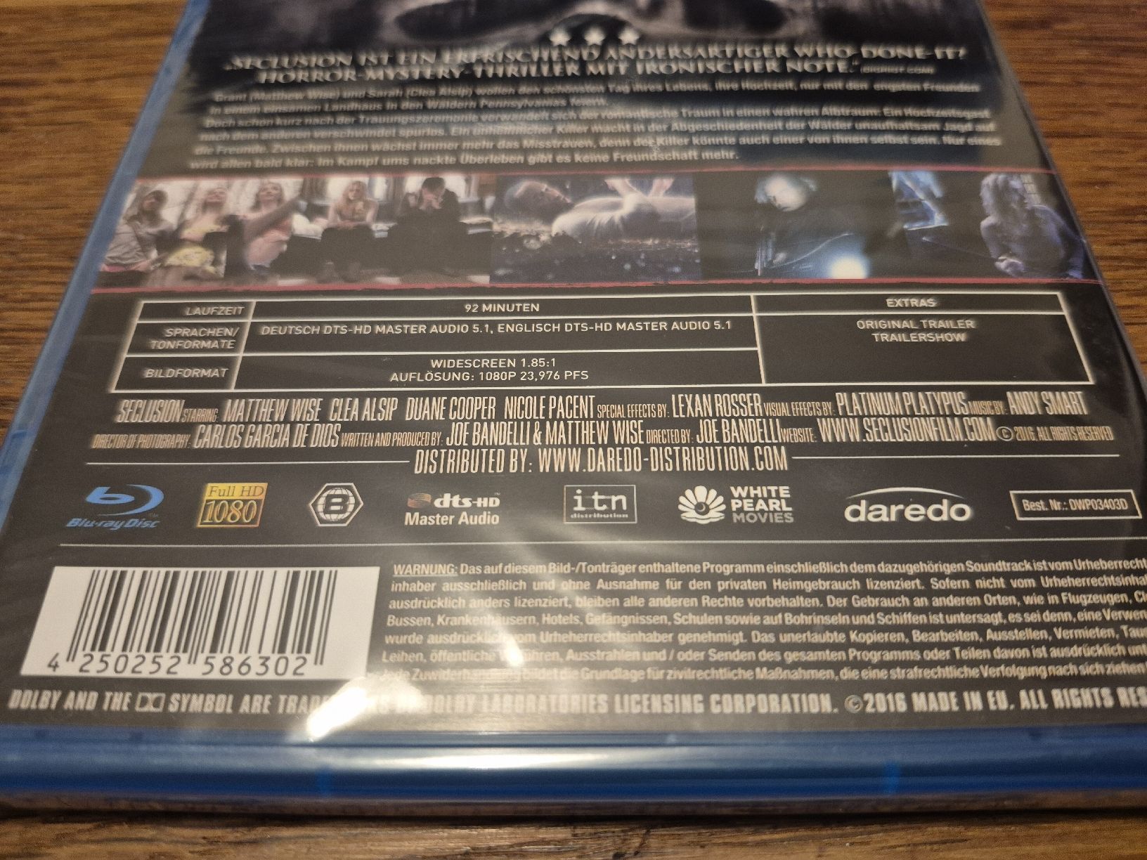 Seclusion (Blu-ray 3D + 2D Version) NEU und OVP (Neu und ...