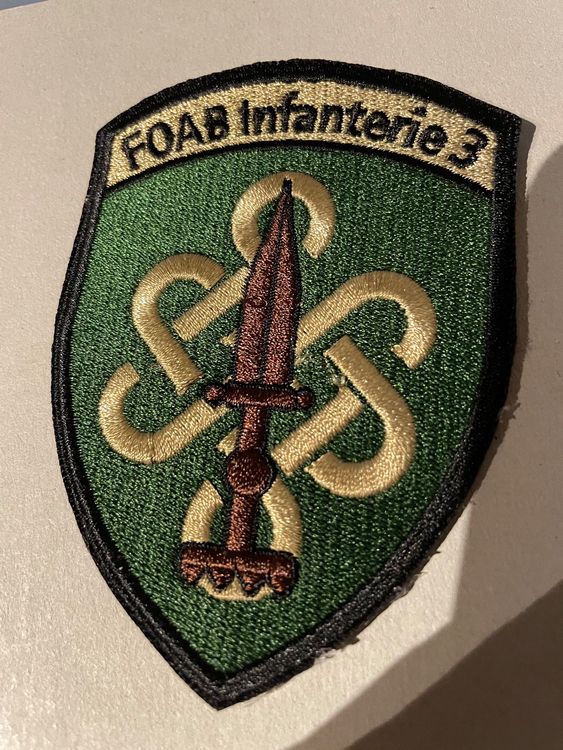 Seltener Patch FOAB Infanterie 3 (Neu (gemäss Beschreibung)) in ...