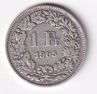 Schweiz 1 Fr. 1905ss-vorz rar | Kaufen auf Ricardo