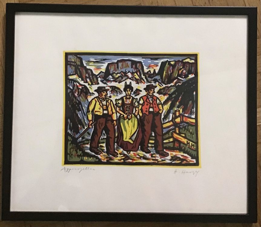 Heinrich HERZIG (1887-1964) Appenzeller Holzschnitt | Kaufen auf Ricardo