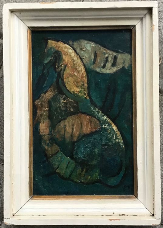 Abstrakte Stilleben Gemälde Verso: Unleserlich Signiert | Kaufen auf Ricardo