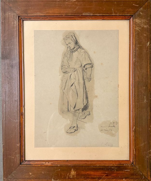 Carl Johann LASCH (1822-1888) - Schöne Zeichnung | Kaufen auf Ricardo