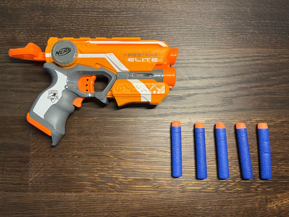 NERF Firestrike Elite Laser, Batteriebetrieben, Inkl 5 Darts | Kaufen ...
