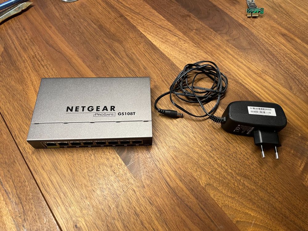 Netgear ProSafe GS108T 1GB 8Port Switch (Gebraucht) in Wahlen b. Laufen ...