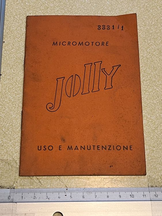 buch, heft, jolly micromotor, zum anbauen an fahrrad um1960 (Gebraucht ...