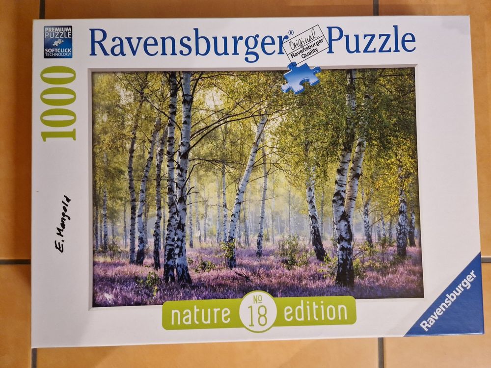 Puzzle Ravensburger Nature Edition Birkenwald 1000 Teile | Kaufen auf Ricardo