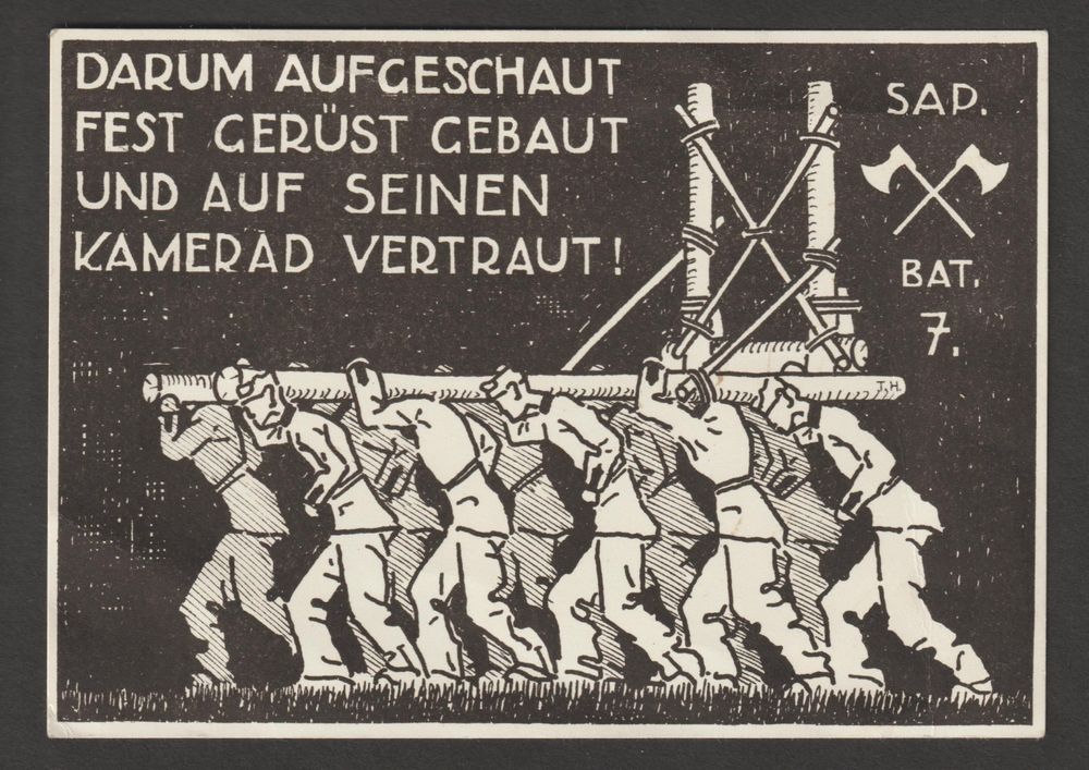 WK2 Einheitskarte Sappeure Nr. 9 (Gebraucht) in Siebnen für CHF 23 – mit Lieferung auf Ricardo ...