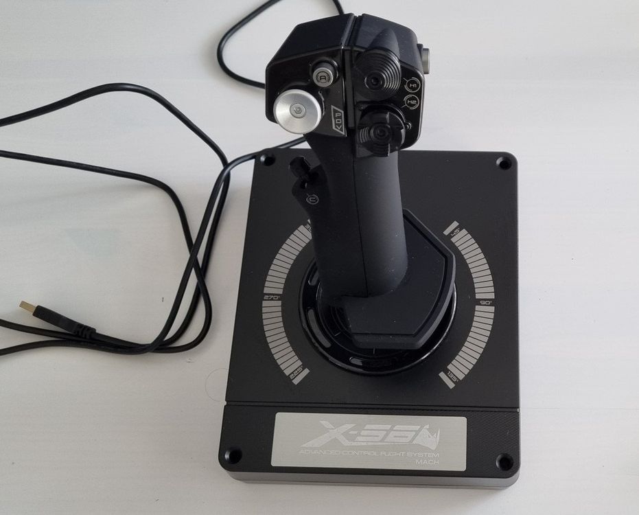 LOGITECH G Saitek X56 Rhino H.O.T.A.S. Joystick (Schwarz) (Neu (gemäss ...