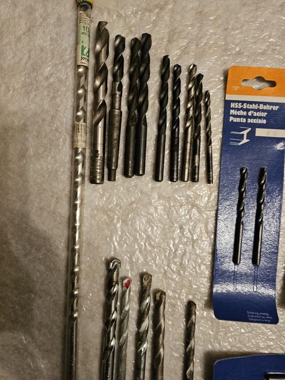 Bohrer Set, verschiedene Grössen, ideal für Werkstatt! (Neu (gemäss ...