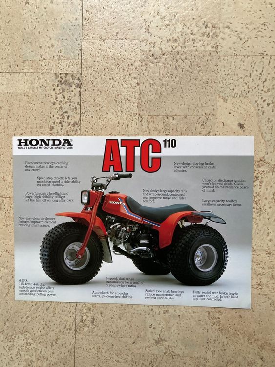 Honda ATC 110 (Gebraucht) in Filzbach für CHF 25 – mit Lieferung auf Ricardo kaufen
