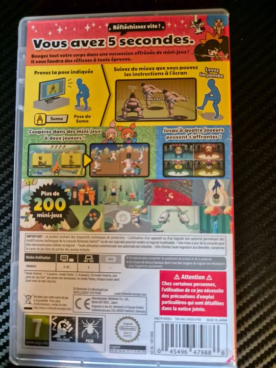 WarioWare: Move It! Nintendo Switch, comme neuf ! (D'occasion) à ...