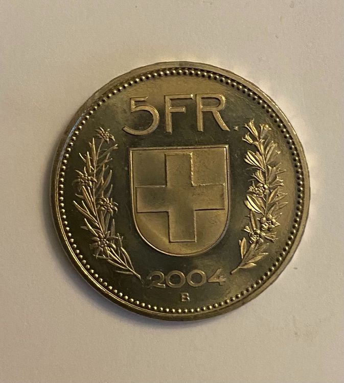 5 Franken 2004 von Original Rolle (Neu (gemäss Beschreibung)) in ...