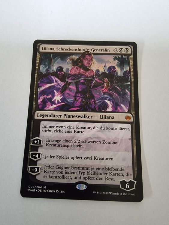 MTG Karte Liliana Schreckenshorde Generalin (Neu (gemäss Beschreibung ...