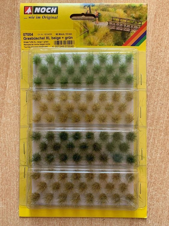Noch 07004, Grasbüschel XL beige + grün (Neu und originalverpackt) in ...