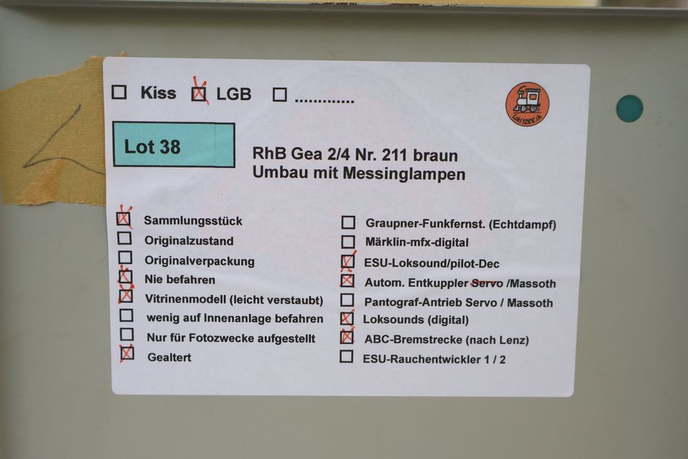LGB RhB Gea 2/4 E-Lok - ESU Digital + Sound + Massoth Kuppl. (Gebraucht ...