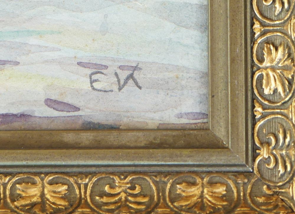 Aquarell Schweizer Seelandschaft monogrammiert! (Gebraucht) in Ostermundigen für CHF 50 – mit ...