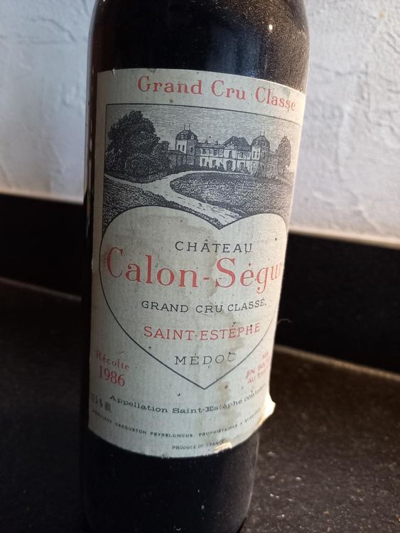 Chateau Calon-Ségur 1986, Grand Cru Classe (Neu (gemäss Beschreibung ...
