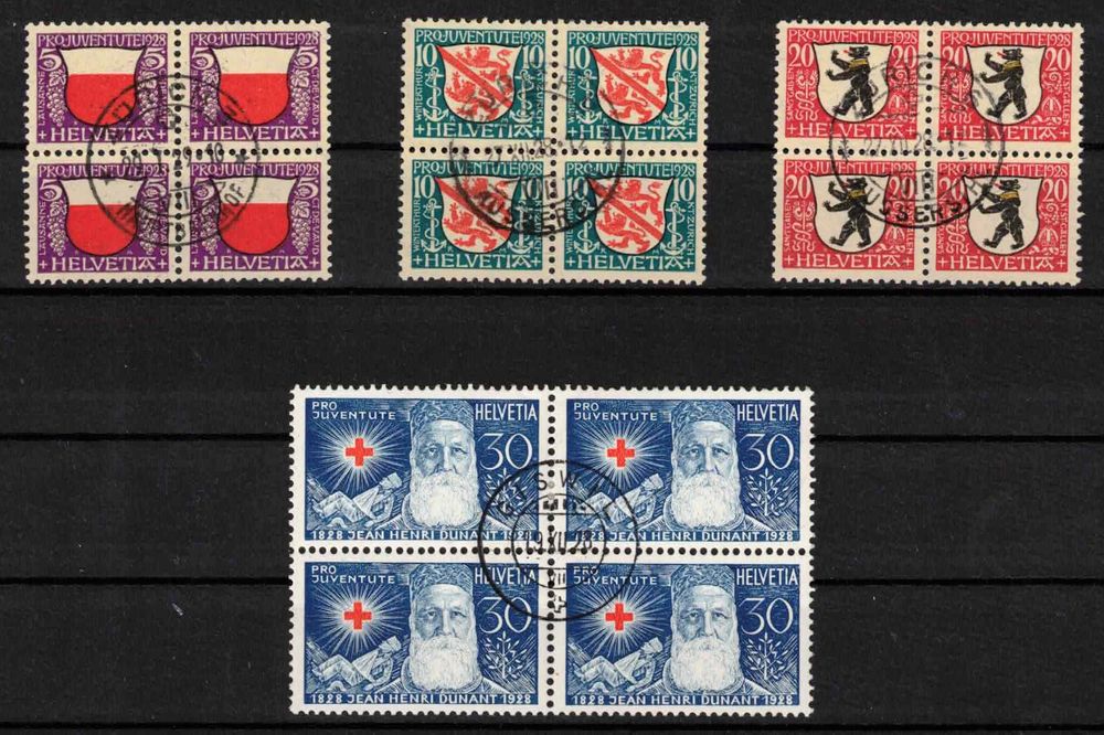Pro Juventute 1928 Serie im 4er-Block ʘ (Neu (gemäss Beschreibung)) in Nuglar für CHF 24 – mit ...