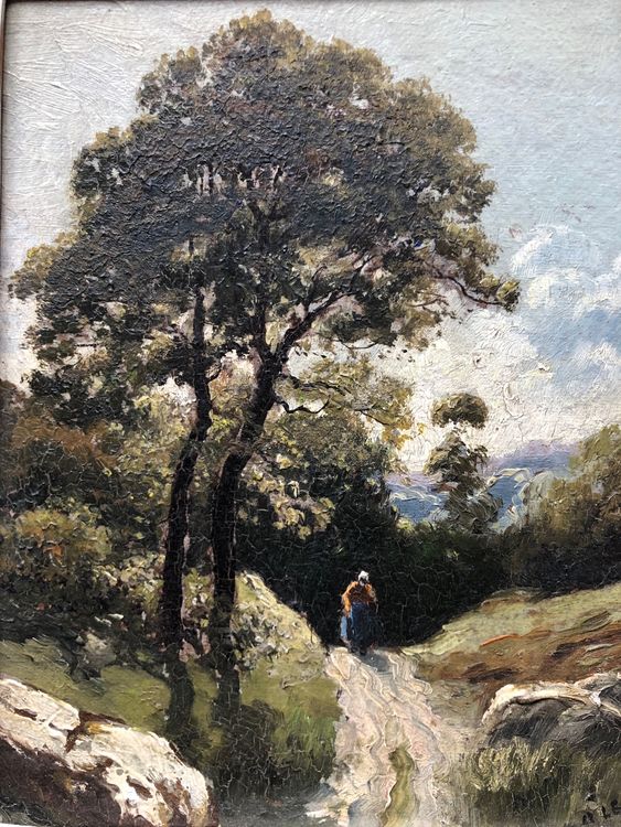 Antikes Gemälde - signiert - Alexandre Lefort (Gebraucht) in Arlesheim ...