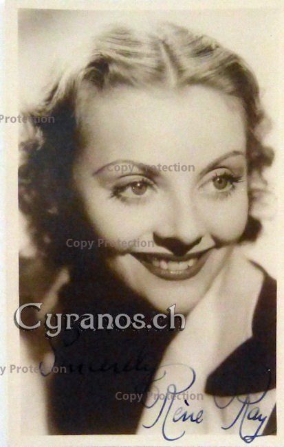 Rene Ray (1911-1993) Schauspielerin - Autogramm (Gebraucht) in Dietikon ...