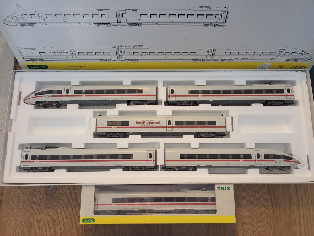 TRIX 22205 & 23380 Triwbwagen-Zug ICE 3 | Kaufen auf Ricardo