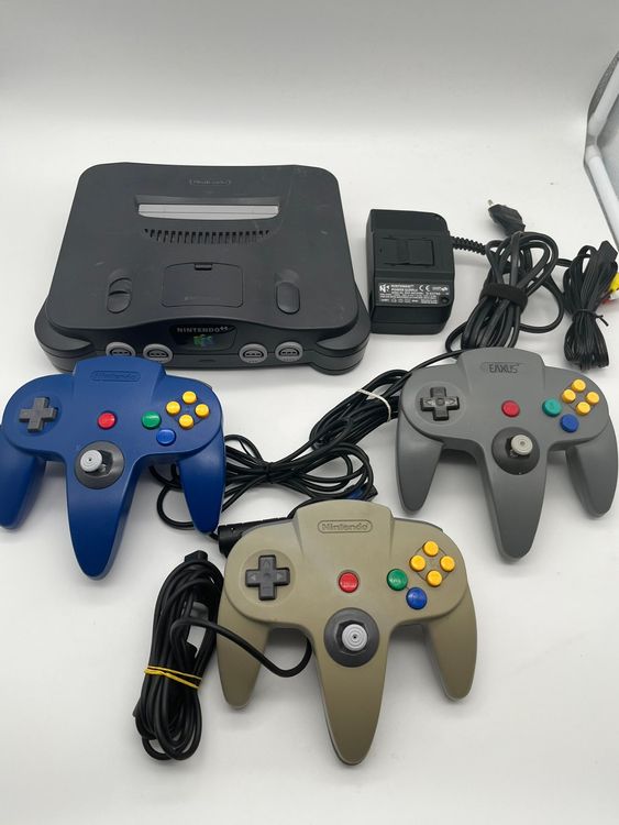 Nintendo 64 N64 + 3 Controller Konsole Retro (Gebraucht) in St. Gallen ...