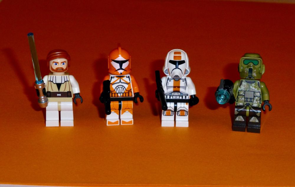 Lego Star Wars/ 4 Minifiguren sw0197, sw0299, sw0444, sw0518 (Gebraucht ...