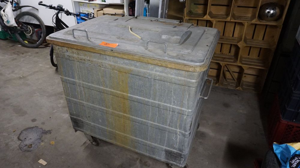 Abfall Container Abfallcontainer 1m3, 120 x 120 x 80/85 (Gebraucht) in ...