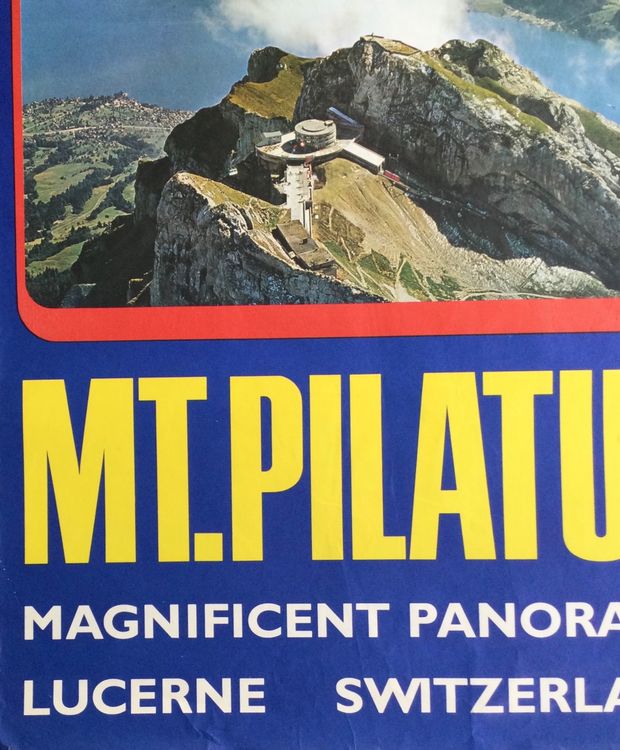 MT. Pilatus Magnifizenz Panorama Gosse Plakat | Kaufen auf Ricardo