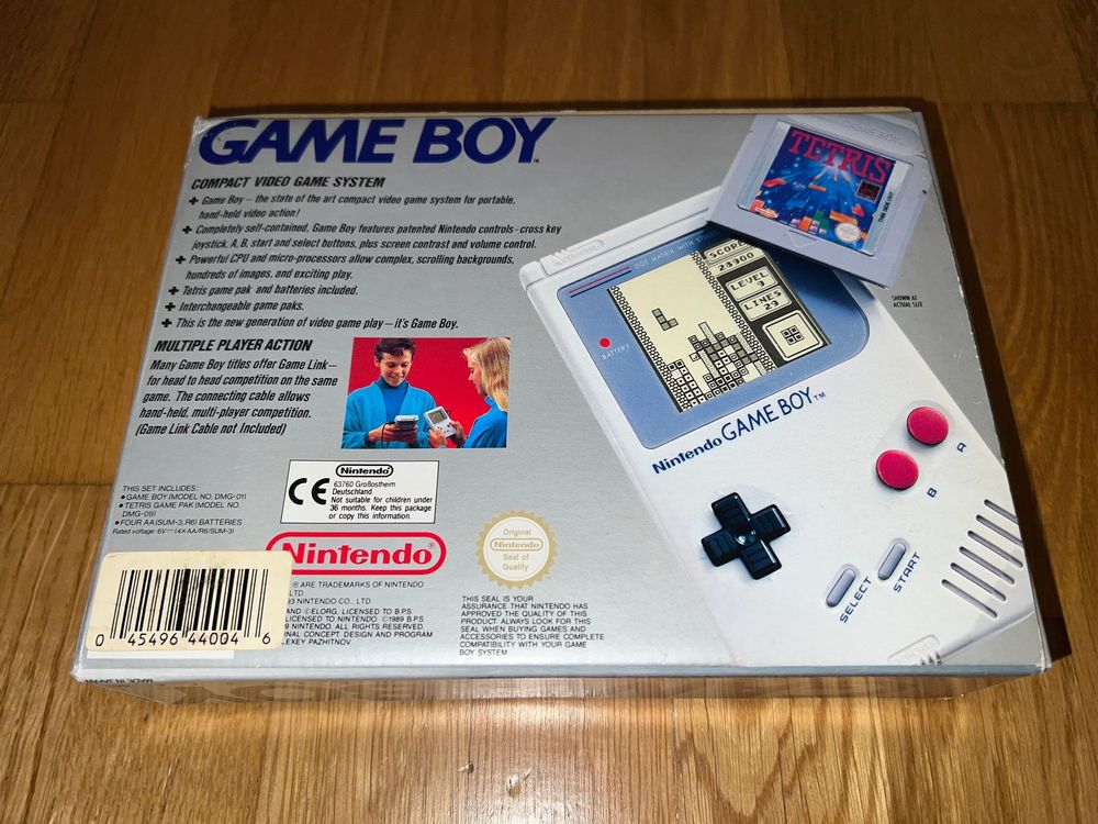 Game Boy Classic Konsole Tetris Pak + SML (OVP) - selten (Gebraucht) in ...