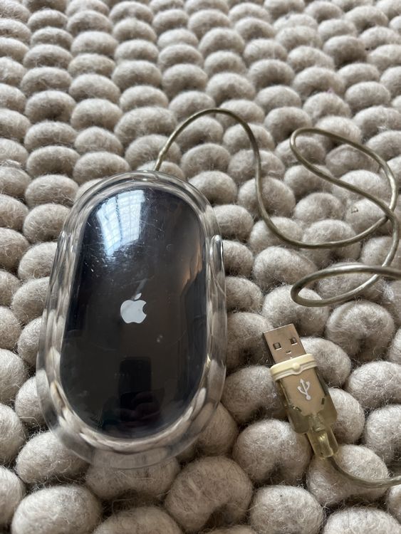 Vintage Apple Pro Mouse, Kult-Maus, Top Zustand, USB (Gebraucht) in ...