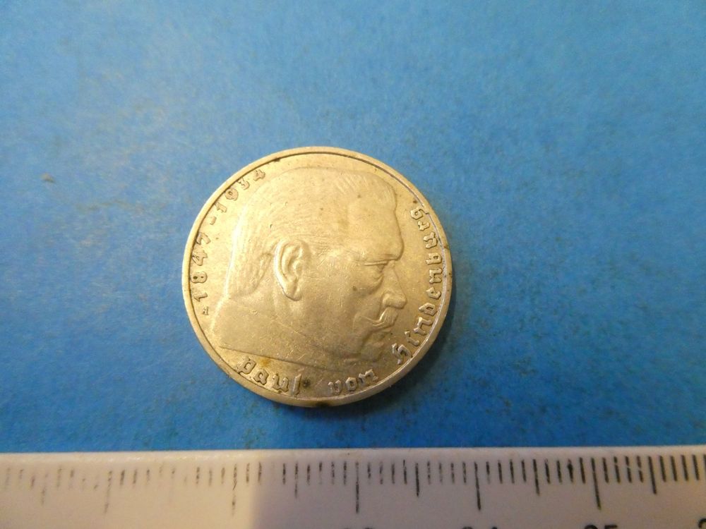 Dt. Reich 1937 A, 2 Reichsmark - Silber (Gebraucht) in Hinterforst für CHF 9 – mit Lieferung auf ...