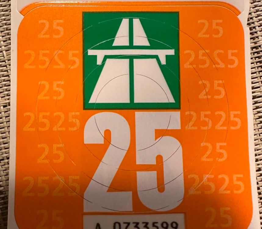 Vignette 2025 (Neu und originalverpackt) in Villars-sur-Glane für CHF 35 – mit Lieferung auf ...