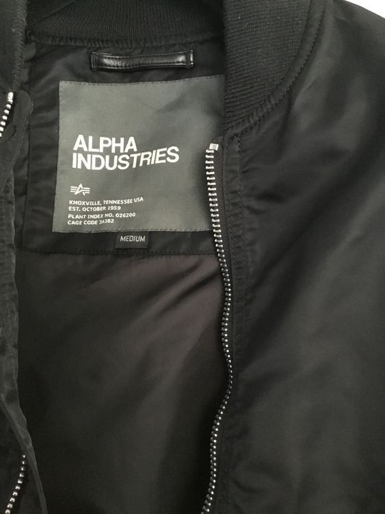 Jacke “ Bomber” von “ Alpha Industries” schwarz (Gebraucht) in Zürich ...