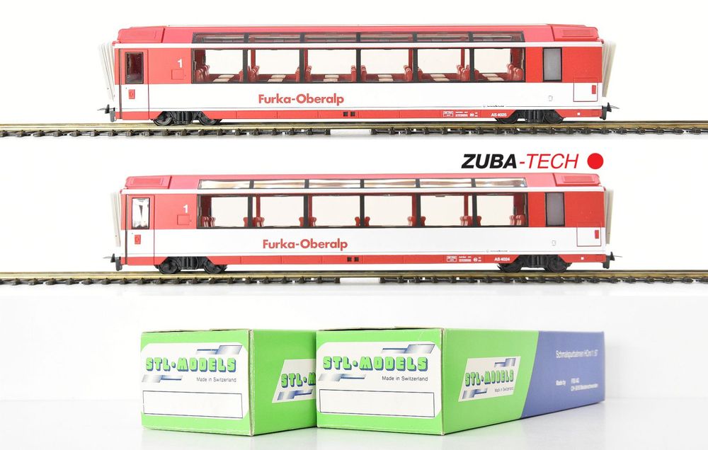 STL-Models 2x Breda-Personenwagen der RhB Spur H0m GS OVP (Gebraucht ...